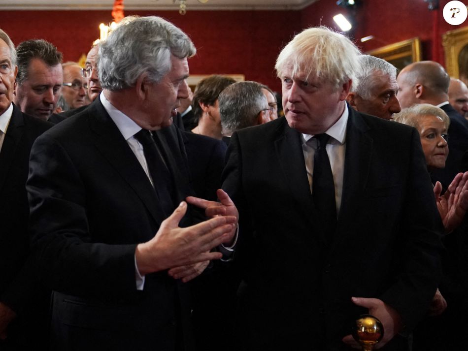Gordon Brown, Boris Johnson - Personnalités lors de la cérémonie du ...