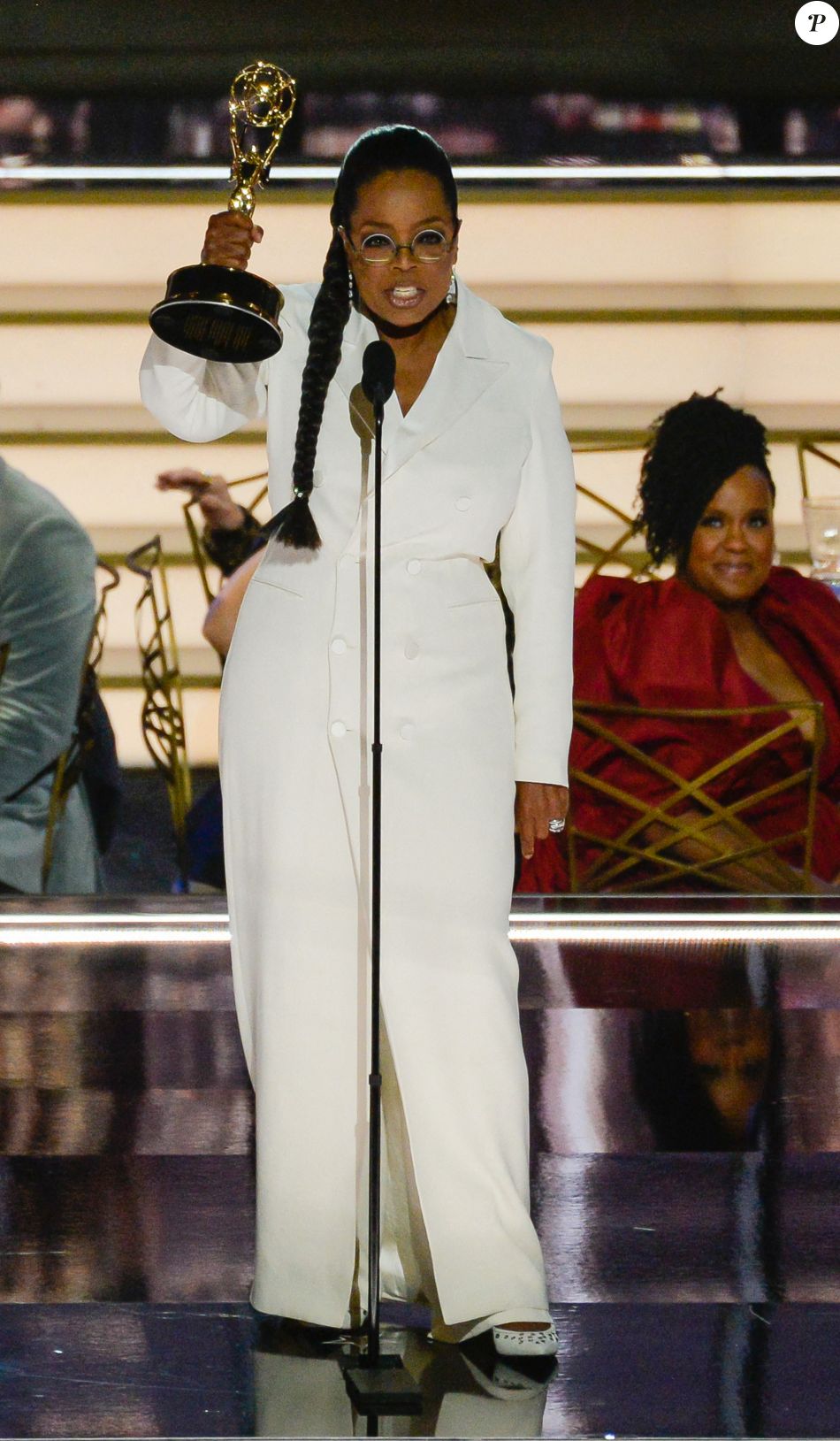 Oprah Winfrey lors de la 74e cérémonie des Emmy Awards le 12 septembre ...
