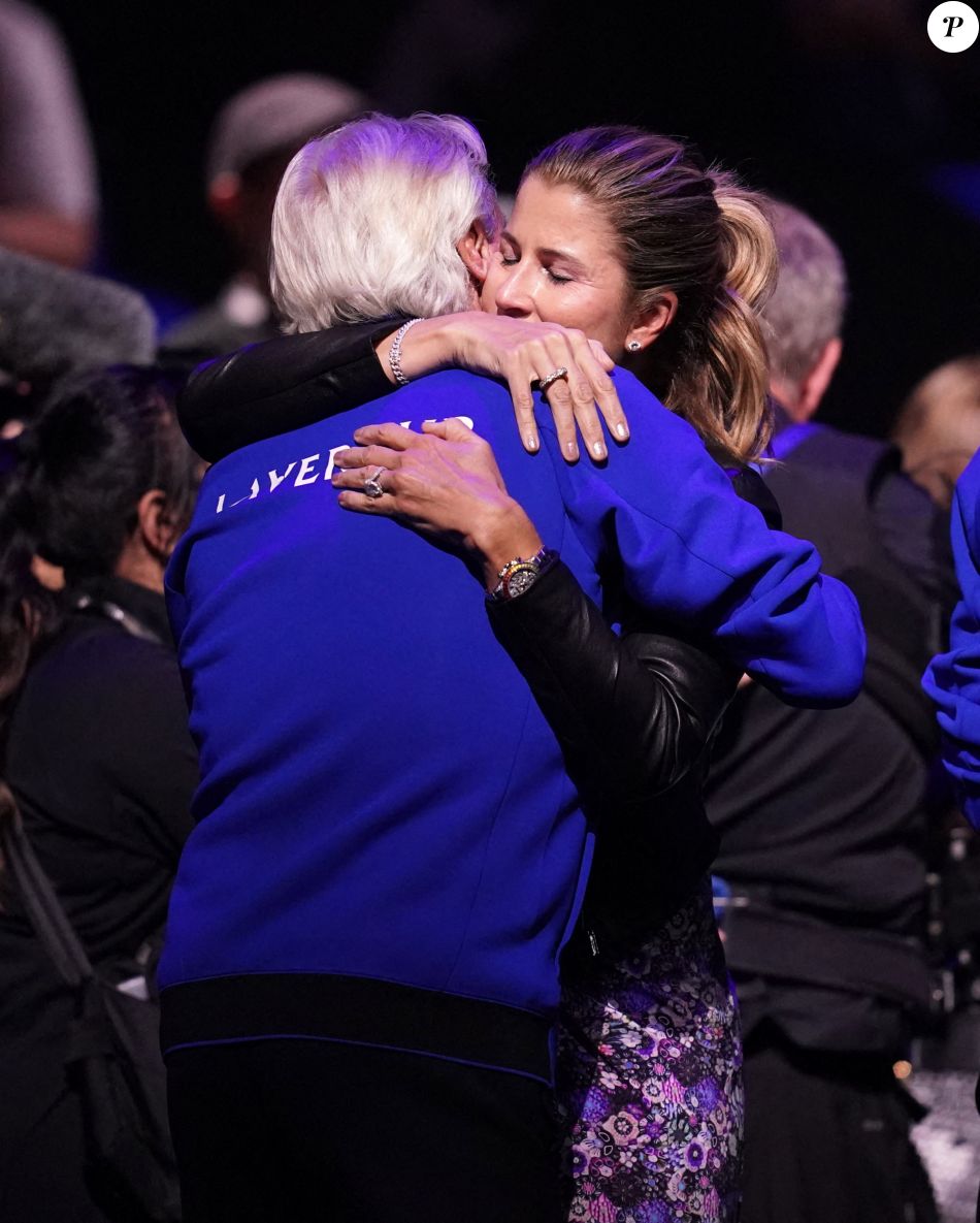 Mirka Federer à la Laver Cup, à Londres, le 23 septembre 2022. - Purepeople