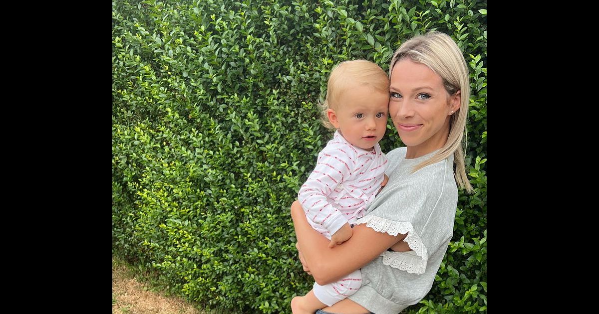 Marion Rousse et son fils Nino. - Purepeople