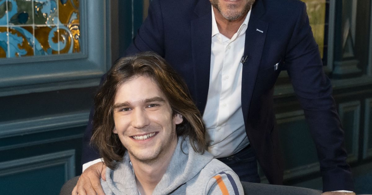 Amaury Vassili rayonnant face à Bernard Montiel pour Olympiascope : le ...