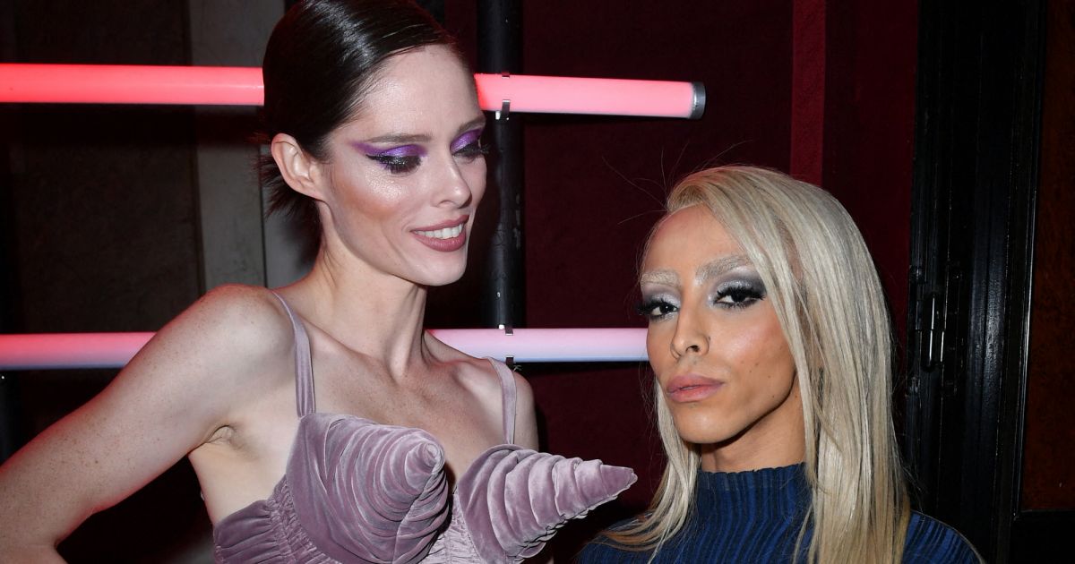 Coco Rocha et Billal Hassani - Arrivées à la soirée Scandal par Jean-Paul Gaultier lors de la ...