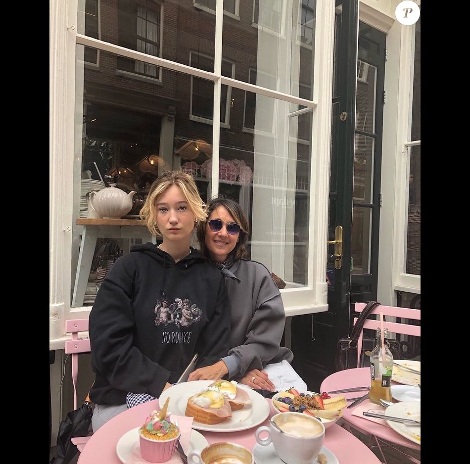 Alexia Laroche-Joubert et sa fille Solveig. - Purepeople