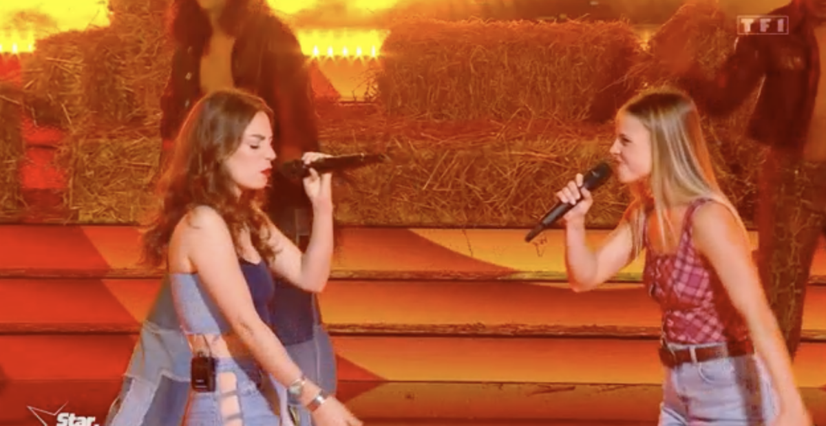 Photo : La chanteuse Adé a chanté avec Carla lors du prime de la "Star ...