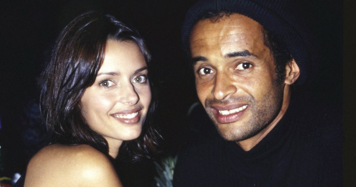 Exclusif - Yannick Noah et sa femme Heather Stewart-Whyte, en 1991 ...