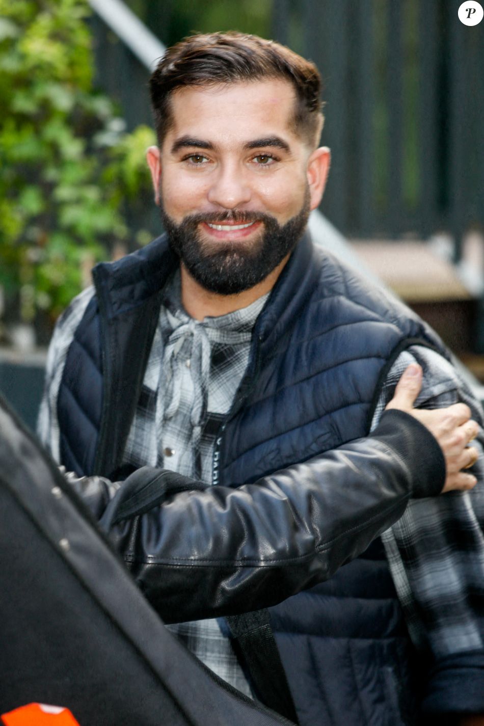 Kenji Girac - Arrivées à l'enregistrement de l'émission Vivement Dimanche au Studio Gabriel ...