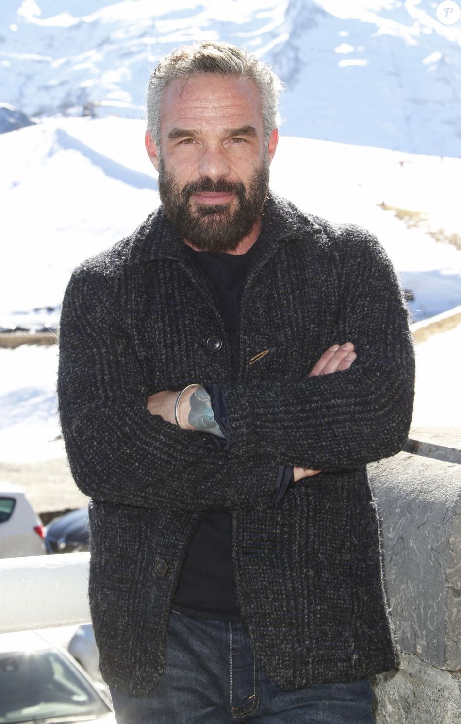 Philippe Bas de Meurtres aux îles du Frioul - Photocall lors de la ...