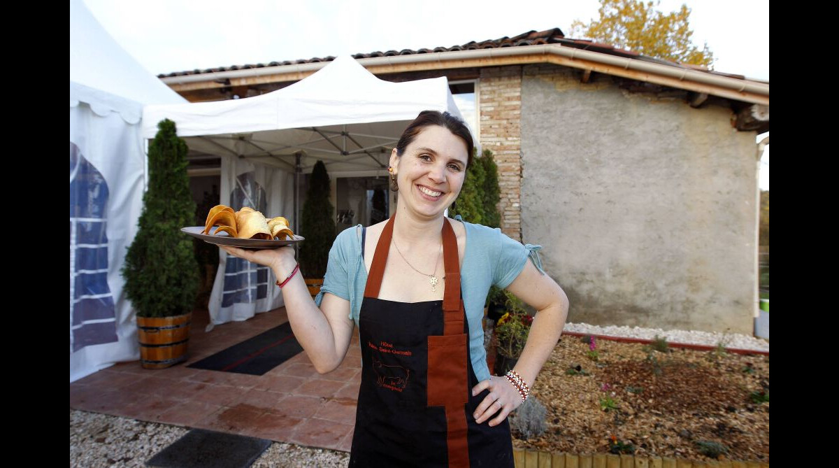 Photo : La gagnante de la finale de MasterChef, Anne Alassane pose ...