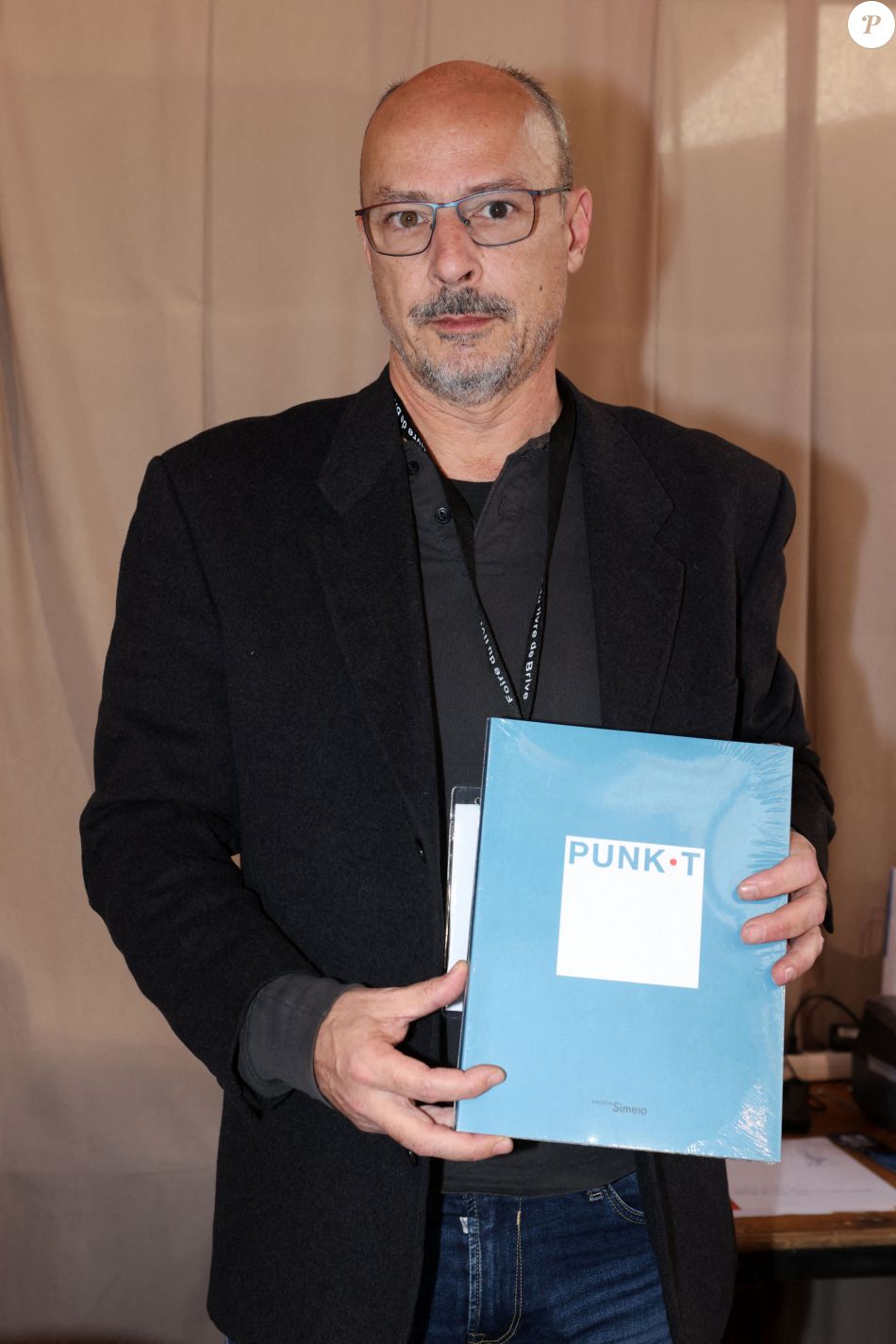 François Betz lors de la 40ème Foire du Livre de Brive 2022 à la Halle ...
