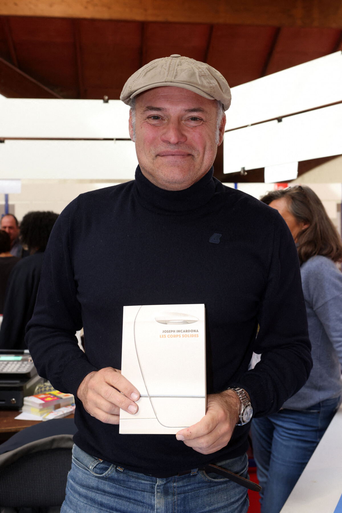 Photo : Joseph Incardona lors de la 40ème Foire du Livre de Brive 2022 ...