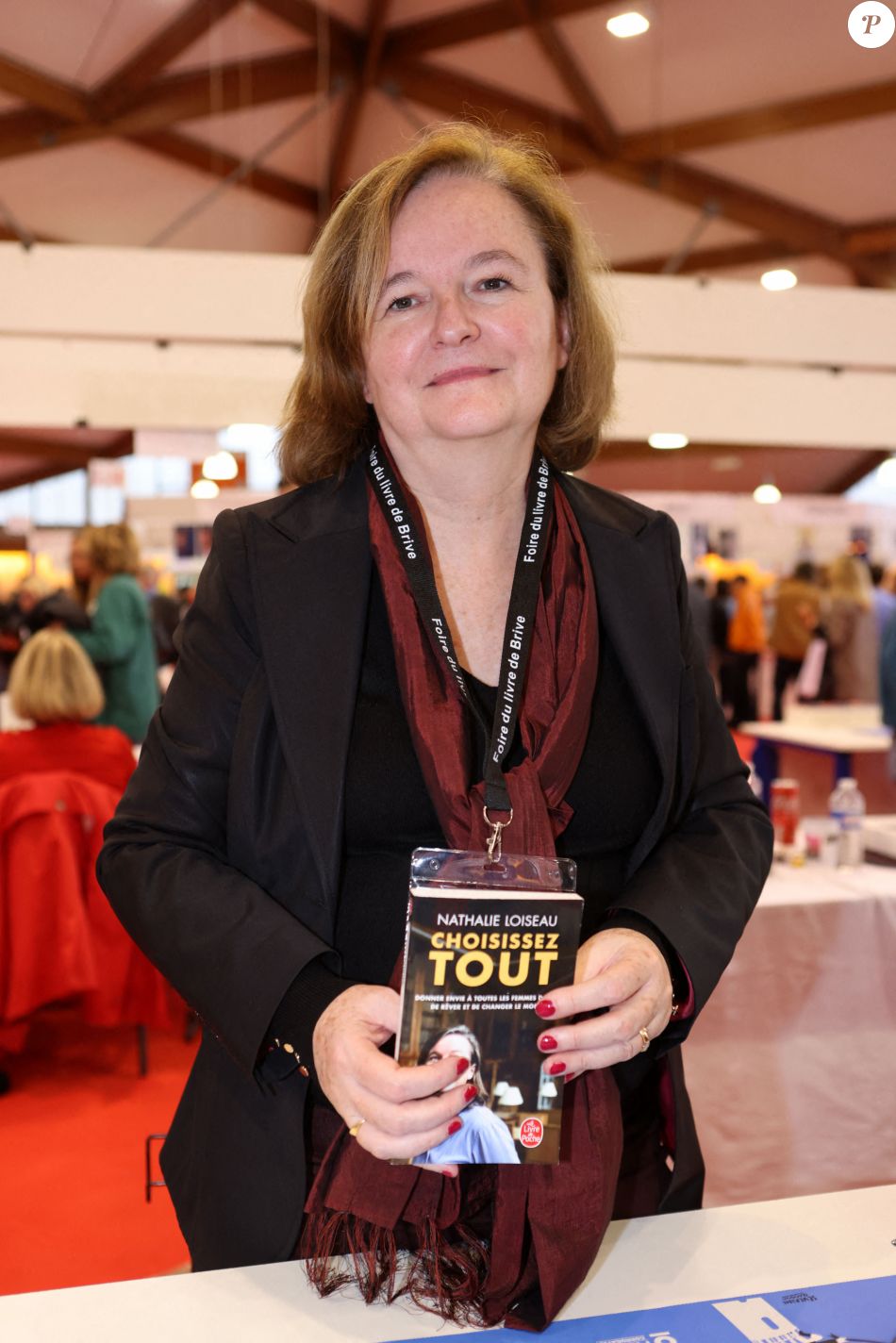 Nathalie Loiseau lors de la 40ème Foire du Livre de Brive 2022 à la ...