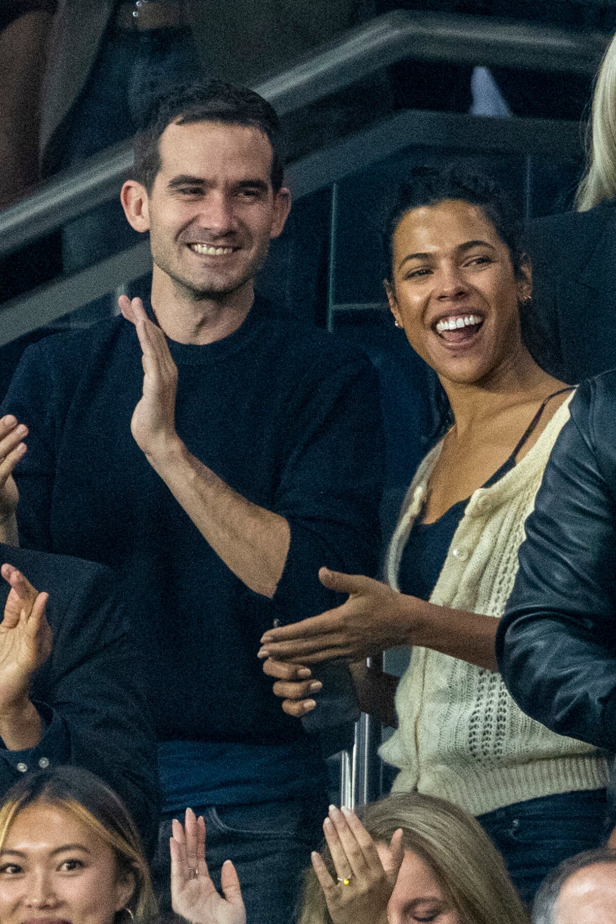 Photo : Zita Hanrot et son compagnon Ambroise Sabbagh - People au match ...