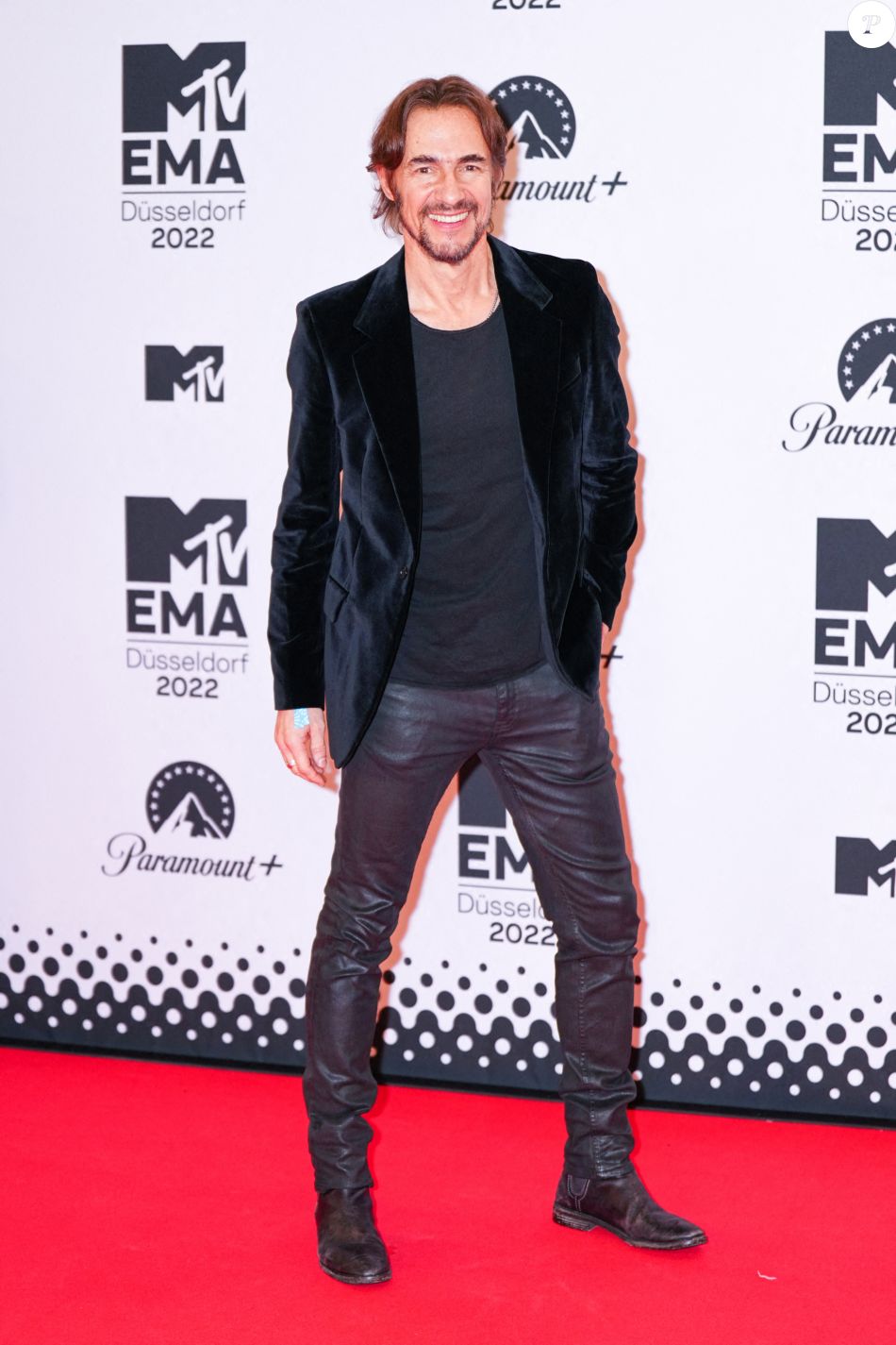 Thomas Hayo au photocall des MTV Europe Music Awards 2022 à Dusseldorf ...