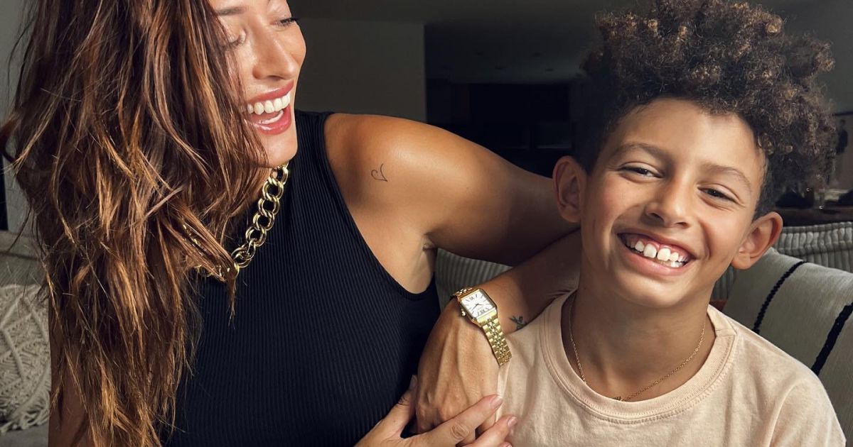 Rachel Legrain-Trapani et son fils aîné Gianni. Instagram. Le 7 ...