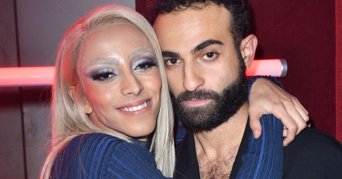 Billal Hassani et son compagnon Cassem Jebrouni - Arrivées à la soirée Scandal par Jean-Paul ...