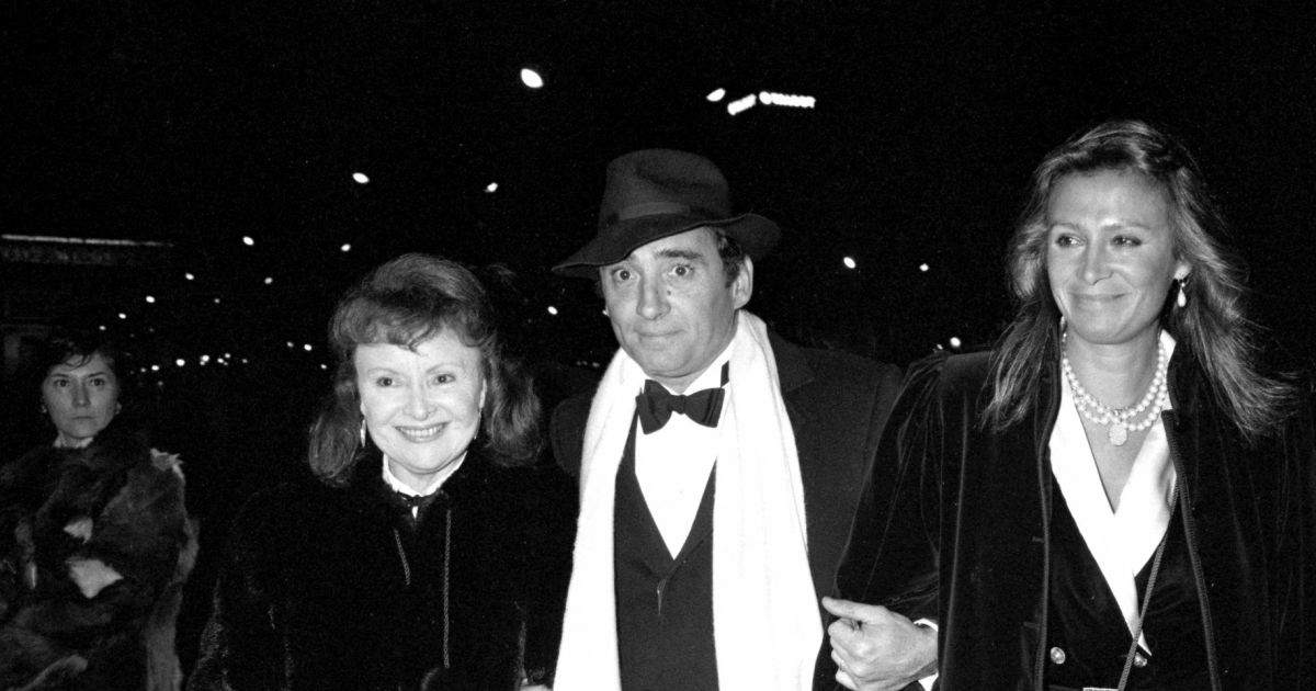 Odette Joyeux, son fils Claude Brasseur et son epouse Michèle Cambon ...