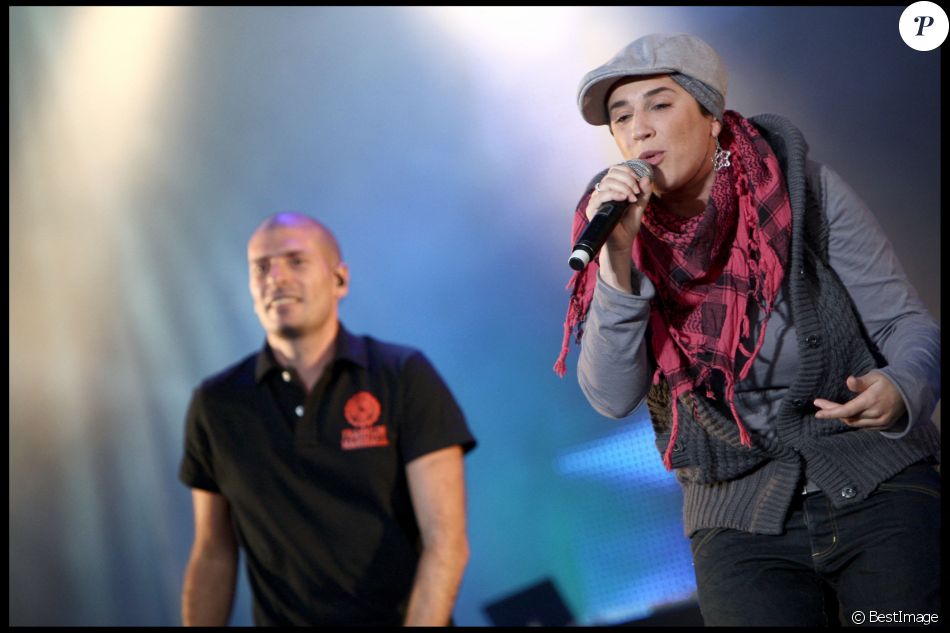 Akhenaton du groupe IAM et Diam's en concert au Muzik'Elles de Meaux ...