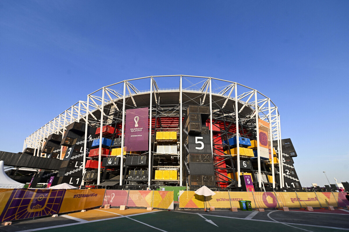 Photo : Illustration du stade 974 pour le match de football du groupe H ...