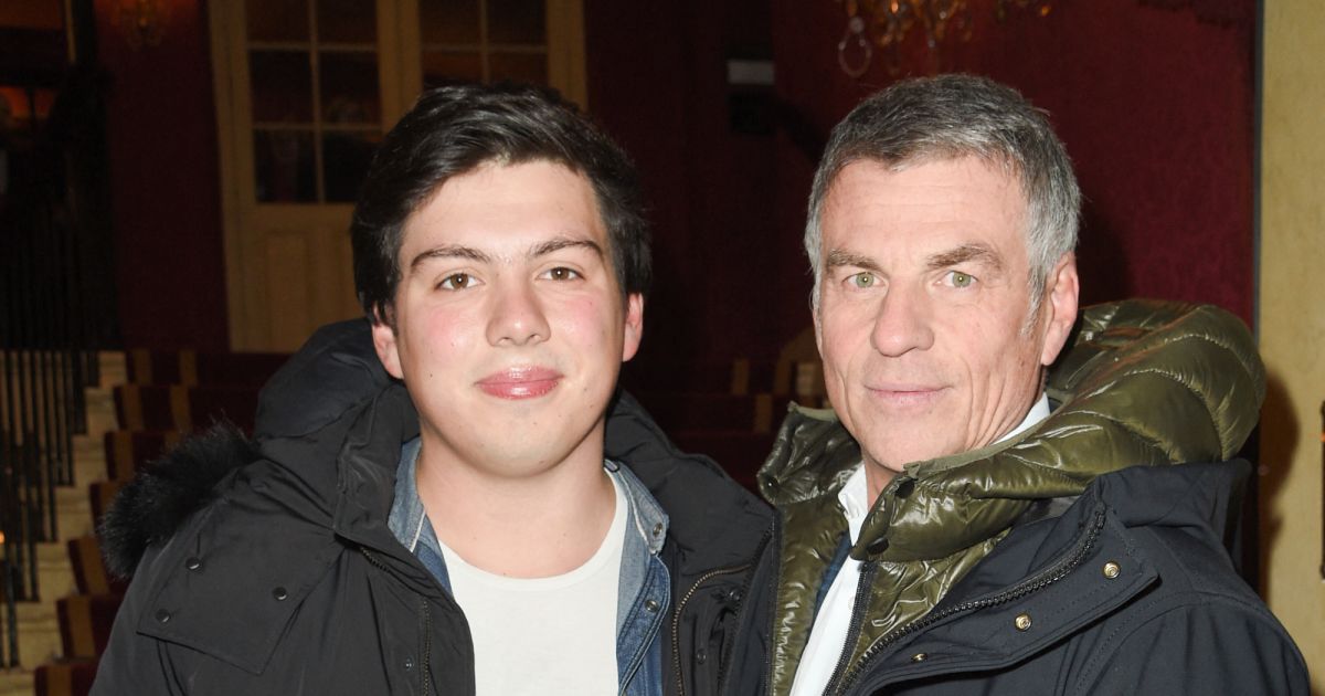 Bruno Gaccio et son fils Enzo à la générale du woman show Vive Demain ...