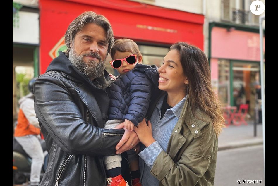Anthony Dupray avec sa femme Raquel et leur fils - Purepeople
