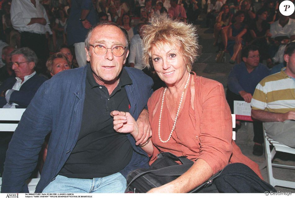 Marc Simenon et Mylène Demongeot au Festival de Ramatuelle - Purepeople