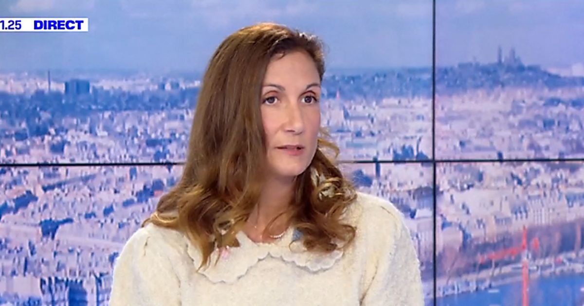 Coline Berry-Rojtman, fille de Richard Berry invitée de BFMTV dans l ...