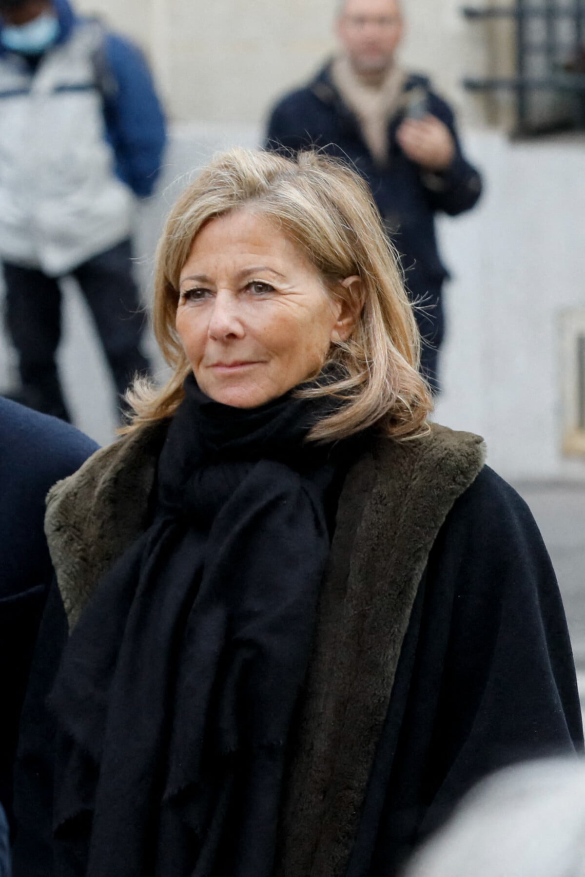 Photo : Claire Chazal - Obsèques de Jean-Pierre Pernaut en la Basilique ...