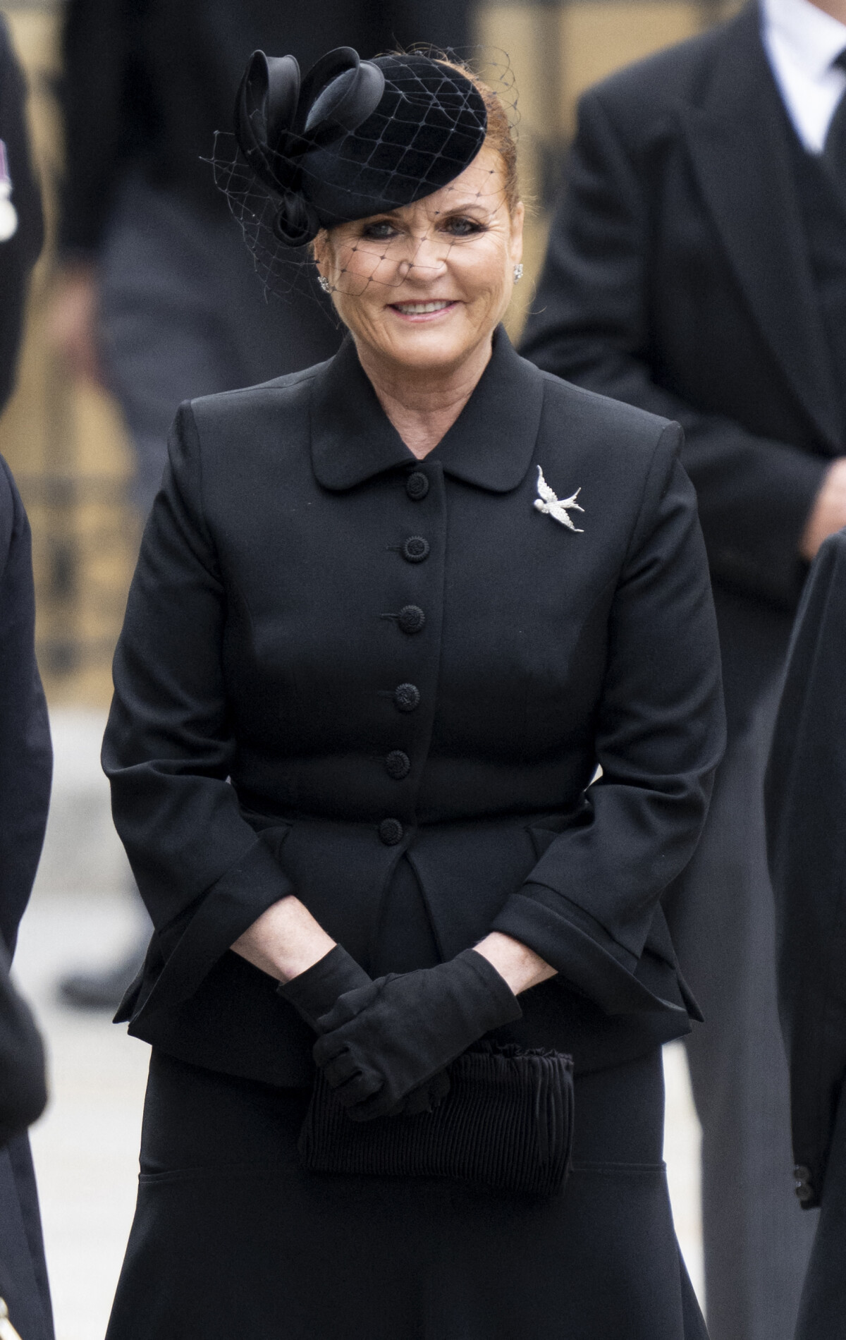 Photo : Sarah Ferguson - Arrivées au service funéraire à l'Abbaye de ...