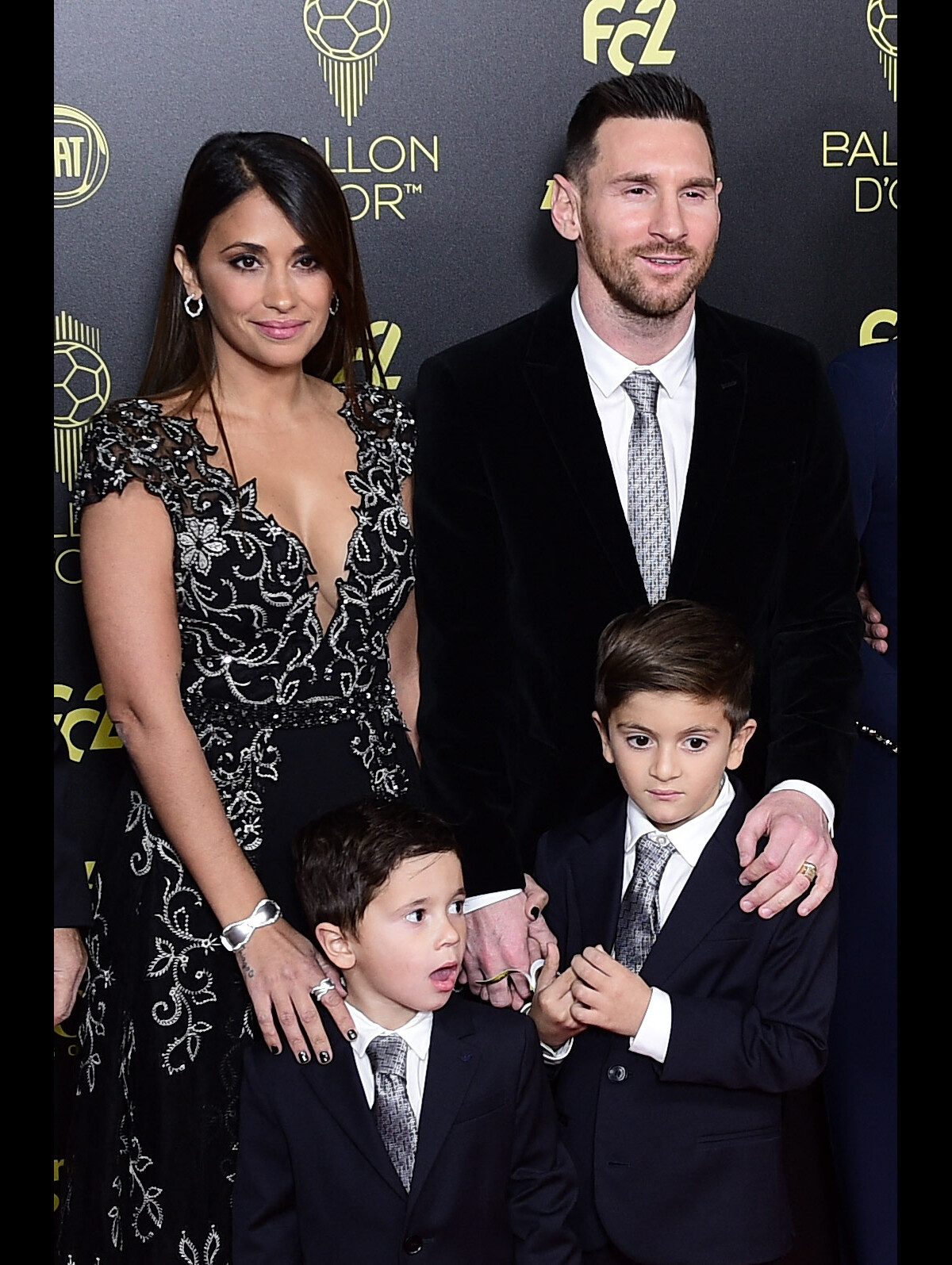 Photo : Lionel Leo Messi, sa femme Antonella Roccuzzo et leurs fils ...