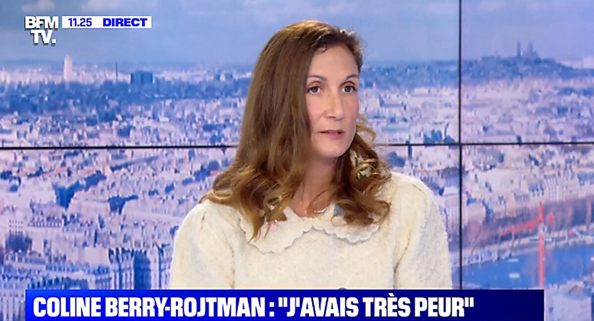 Photo : Coline Berry-Rojtman, fille de Richard Berry invitée de BFMTV dans l'émission de Bruce ...