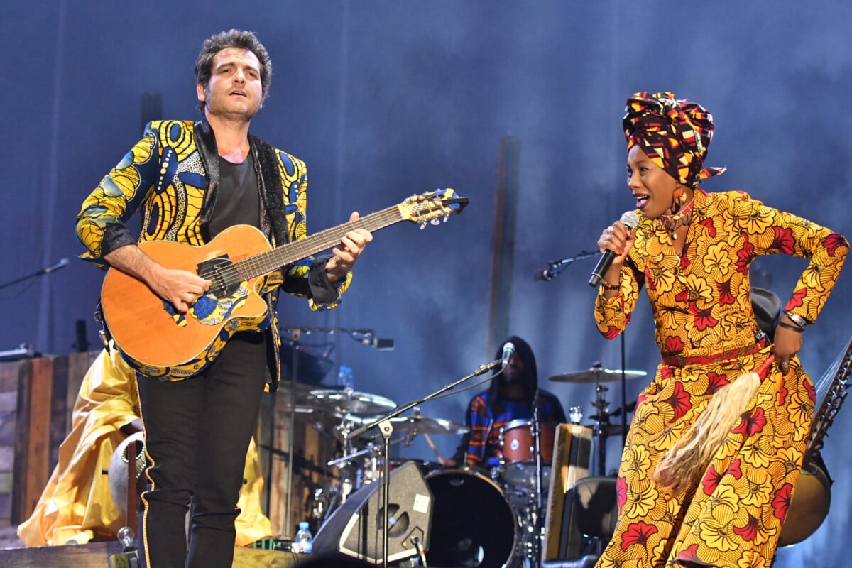 Photo : Le chanteur M (Mathieu Chedid) - Festival Solidays à l ...