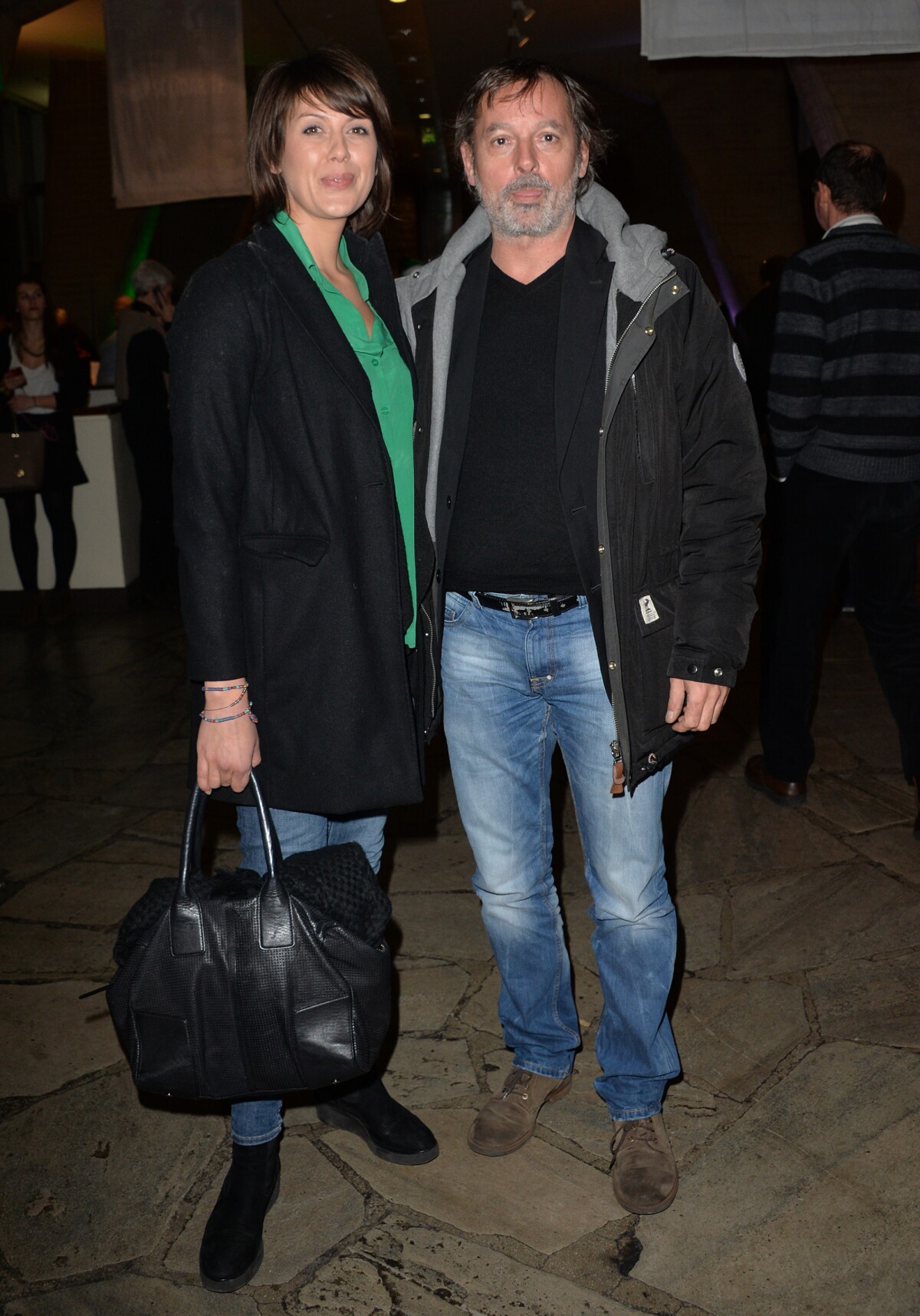 Photo : Christophe Alévêque et sa femme Serena Reinaldi - Début de la ...