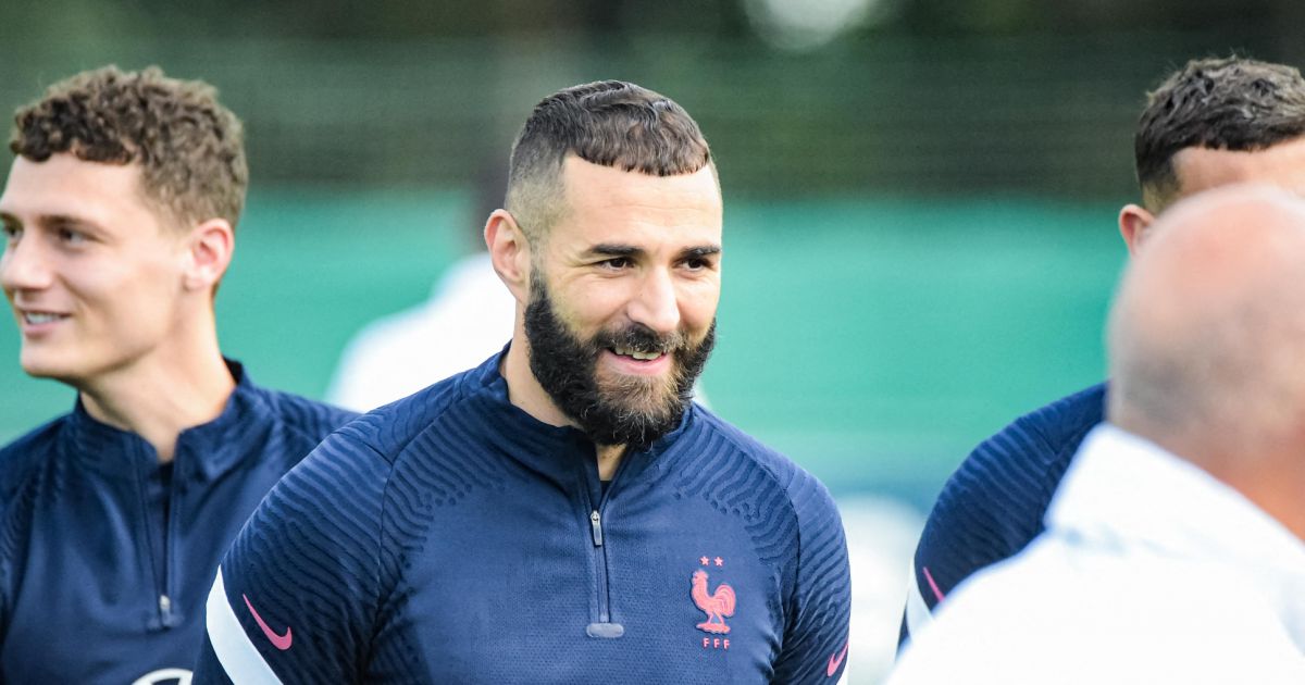 Karim Benzema - Entraînement de l'équipe de France au Centre National ...