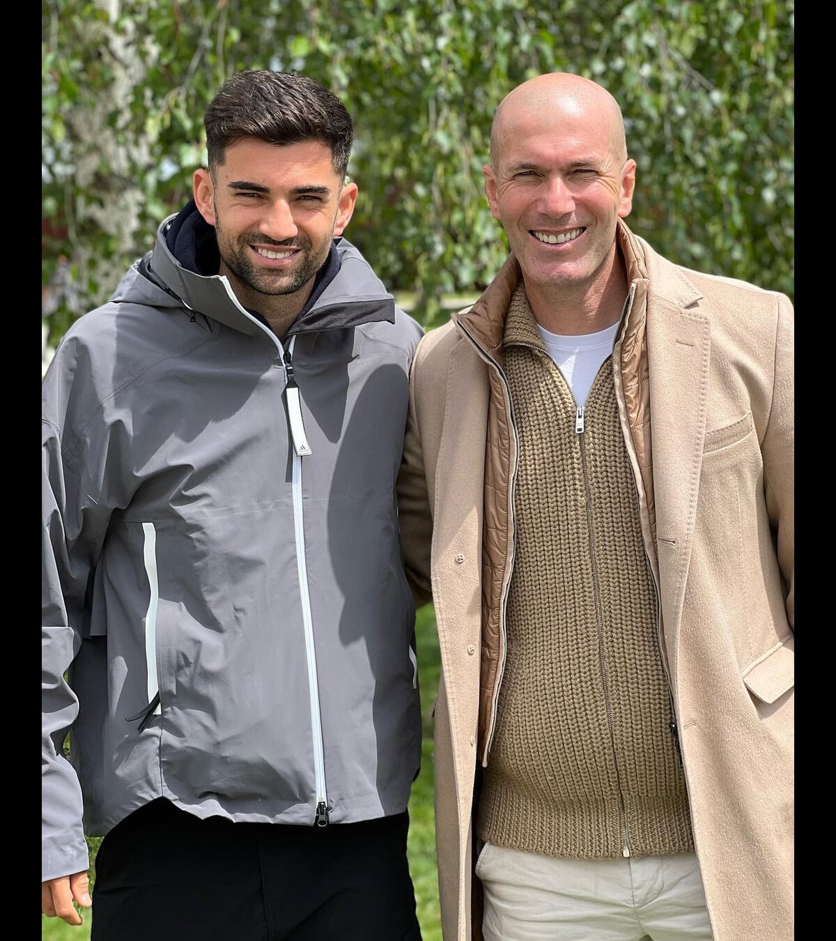 Photo : Enzo Zidane et son père, Zinedine Zidane. - Purepeople