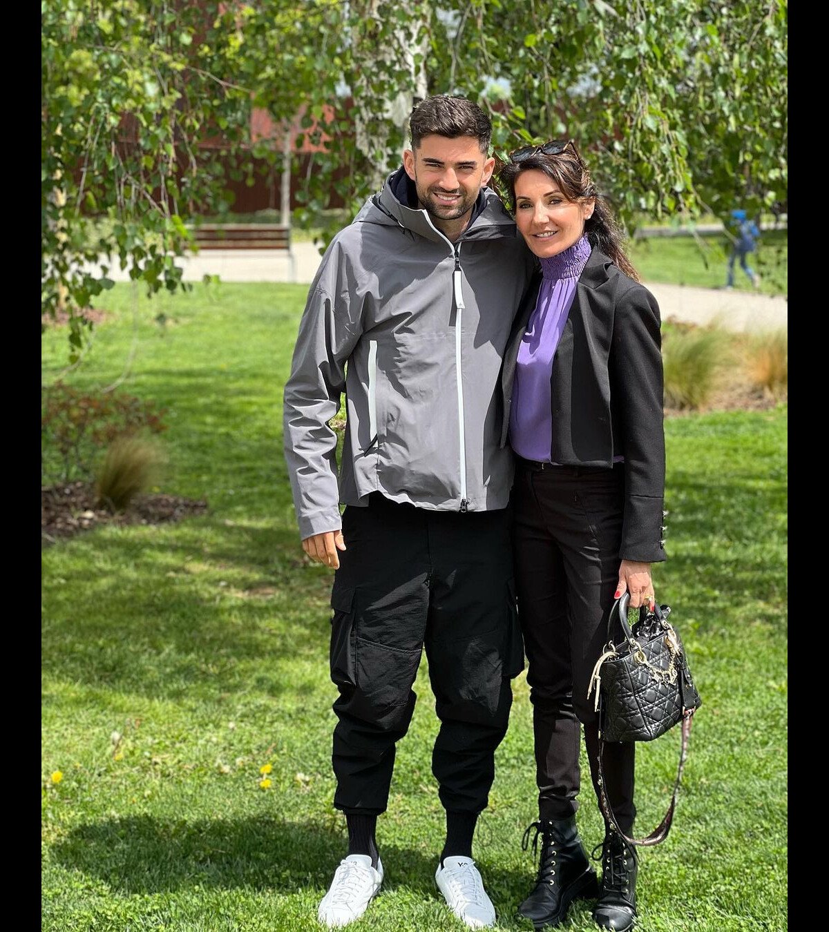 Photo : Enzo Zidane et sa mère, Véronique Zidane. - Purepeople