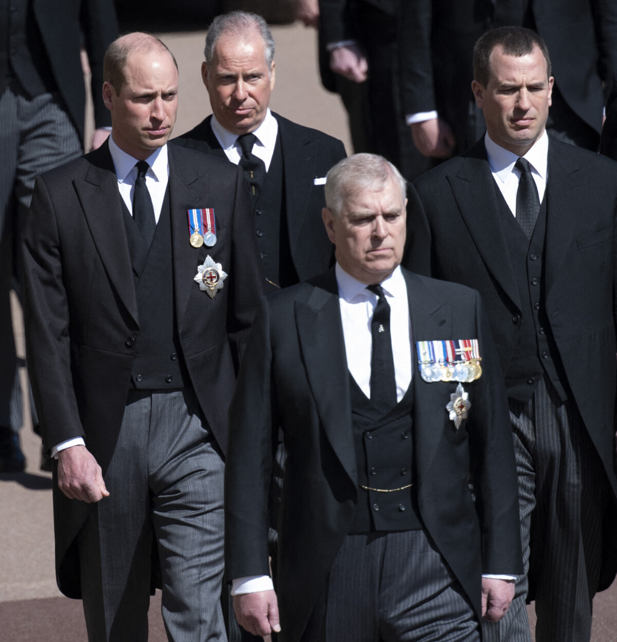 Photo : Le prince Andrew, duc d'York, le prince William, duc de ...