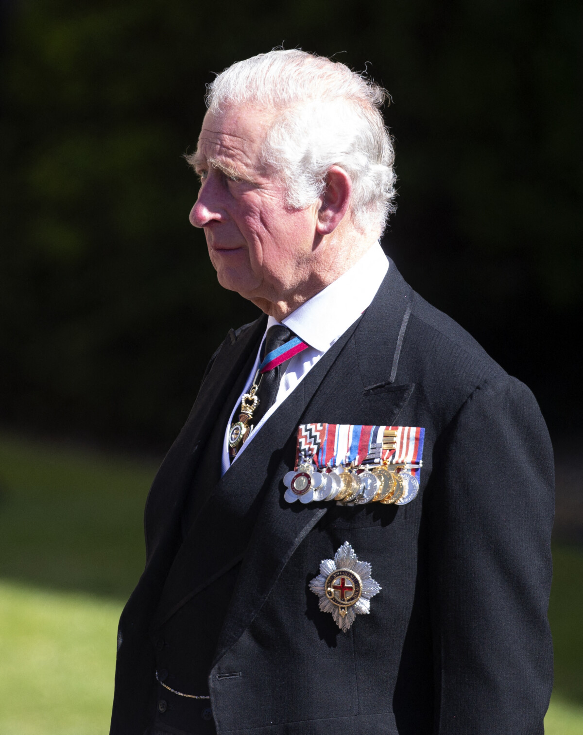 Photo : Le prince Charles, prince de Galles - Arrivées aux funérailles ...