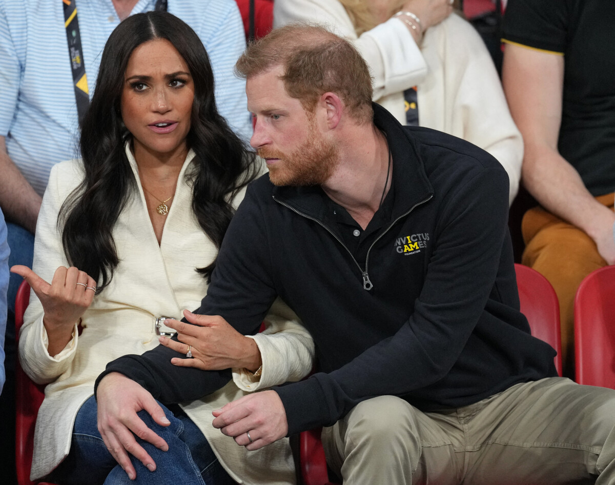 Photo : Le prince Harry et Meghan Markle assistent à la finale d ...