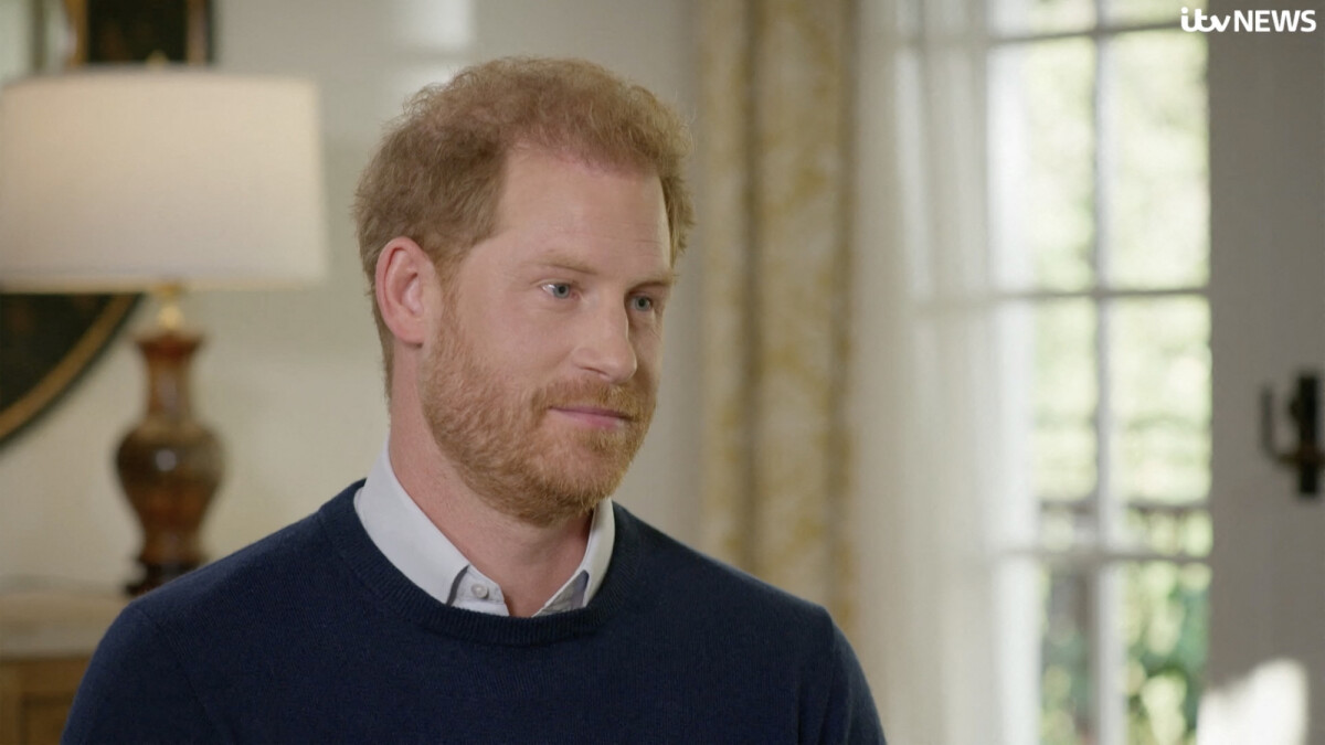 Photo : Interview du prince Harry pour la chaine ITV - Purepeople
