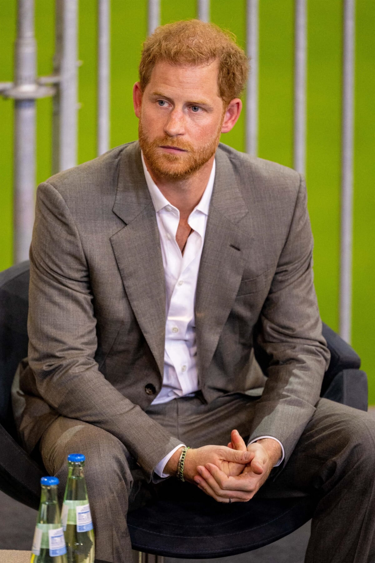 Photo : Le prince Harry, duc de Sussex, lors d'une conférence de presse ...