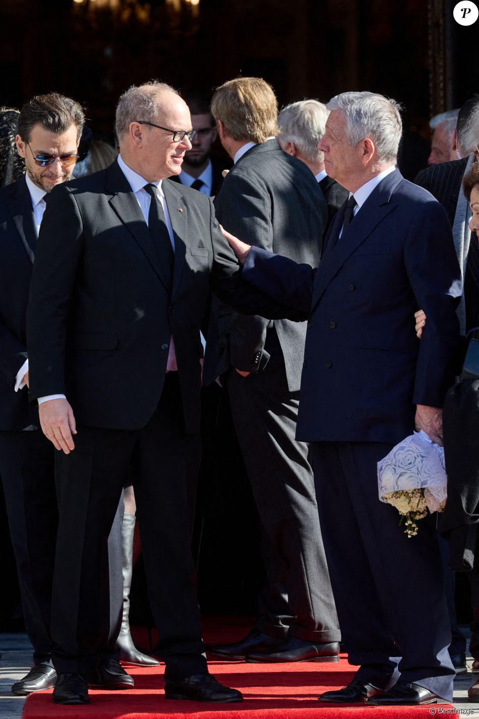 Le prince Albert II de Monaco, Alexandre de Yougoslavie - Sorties des ...
