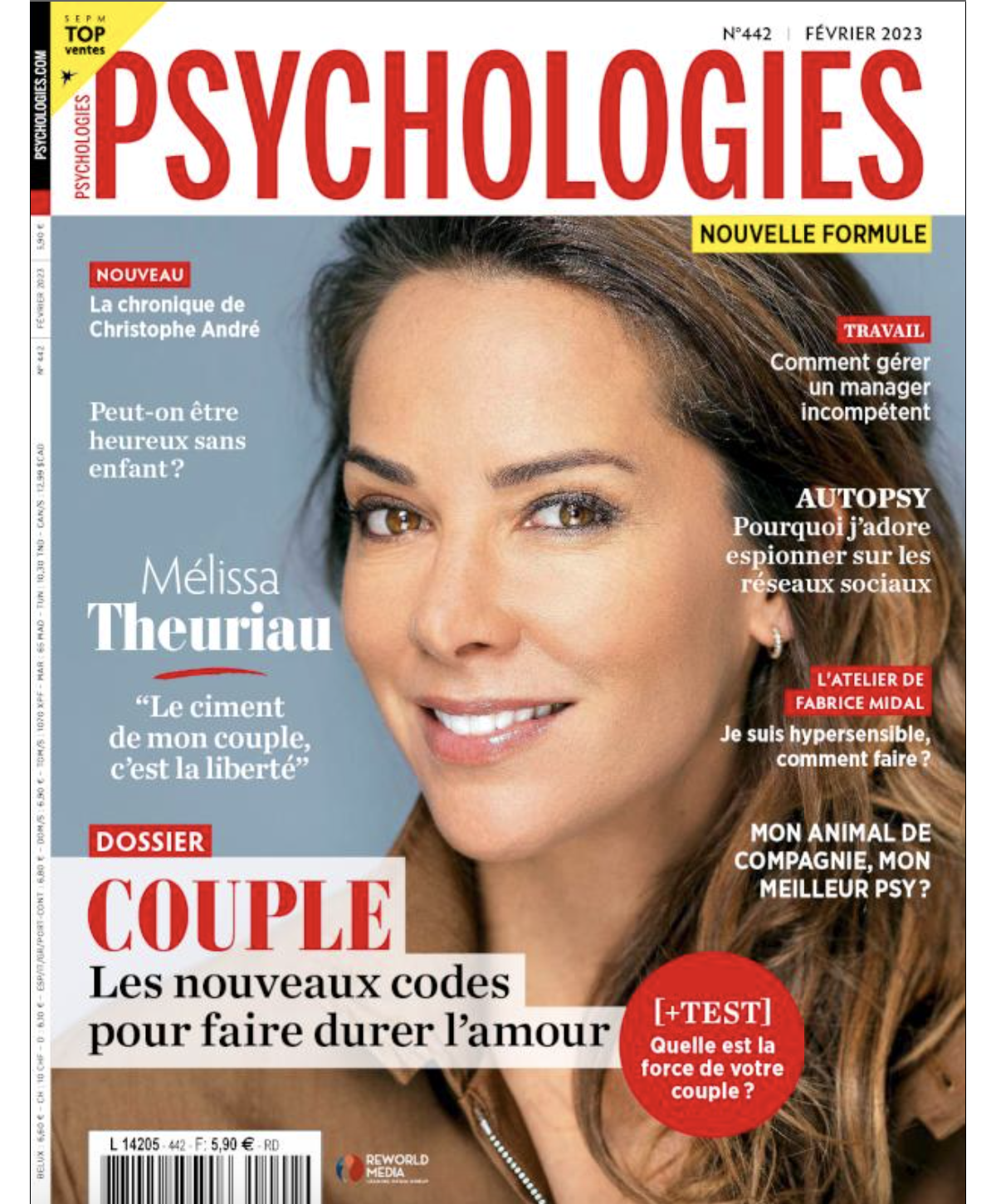 Photo : La une de Psychologies magazine du 19 janvier. - Purepeople