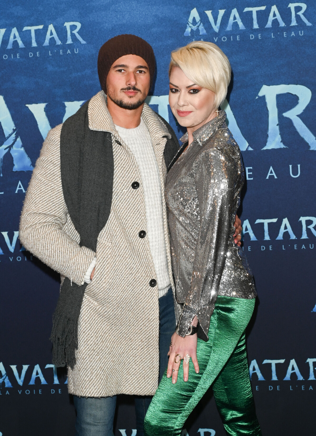 Photo : Kylian Msx et Katrina Patchett à la première du film "Avatar ...