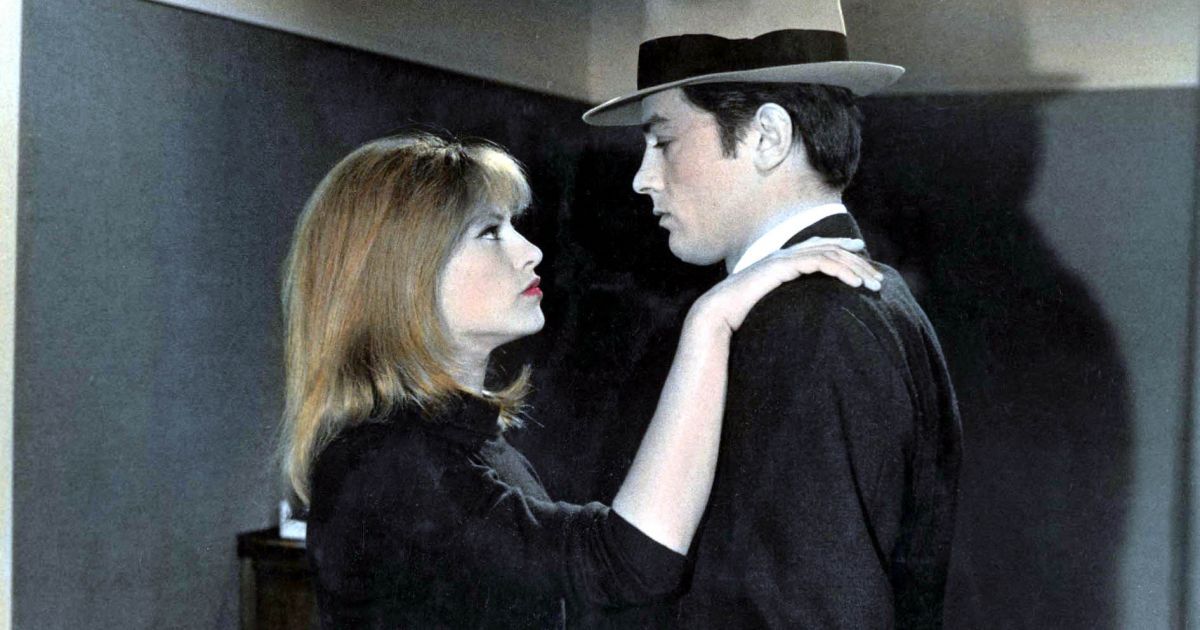 Archives - Nathalie Delon et Alain Delon sur le tournage du film Le ...