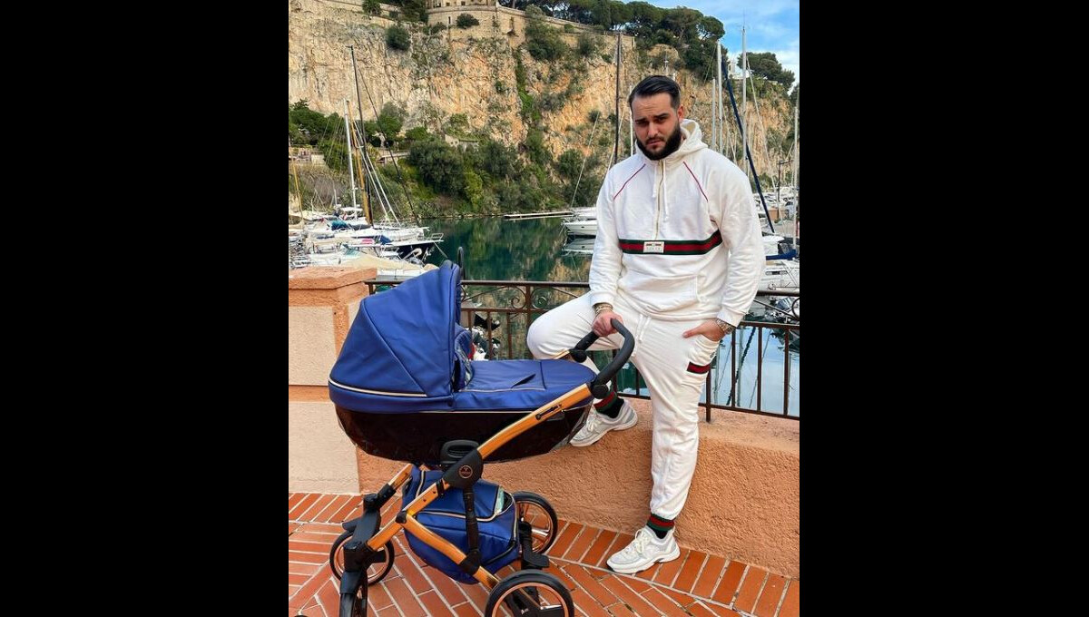 Photo : Nikola Lozina jeune papa - Purepeople