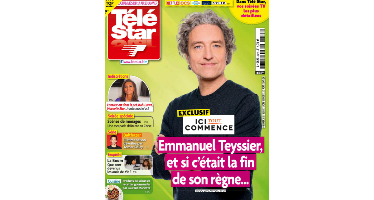 Photo : Couverture du magazine "Télé Star" - Purepeople