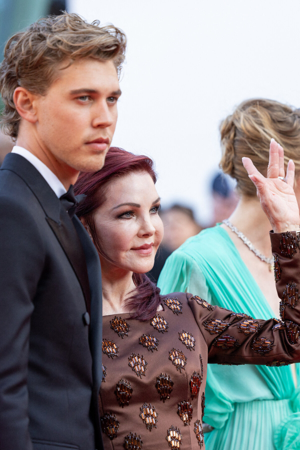 Photo : Austin Butler, Priscilla Presley - Montée des marches du film ...