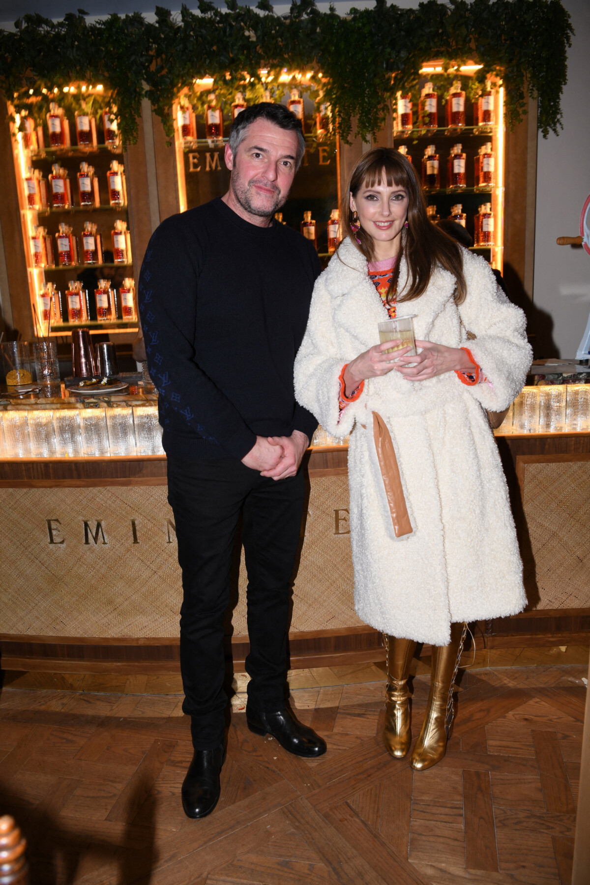 Photo : Exclusif - Arnaud Ducret et Frédérique Bel - Soirée cocktail au ...