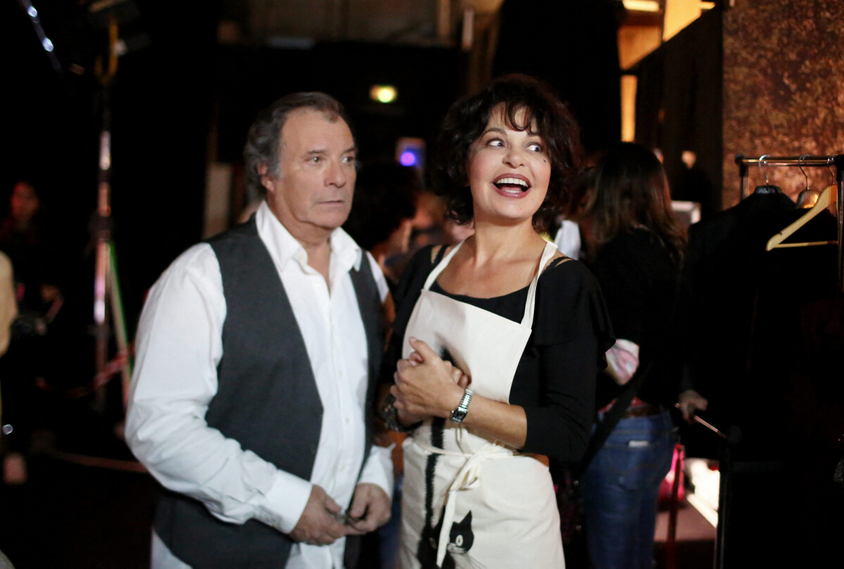 Photo : Exclusif - Daniel Russo et Isabelle Mergault en backstage ...