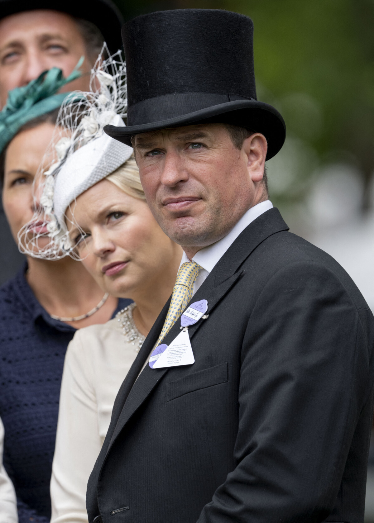 Photo : Lindsay Wallace et son compagnon Peter Phillips lors du ...